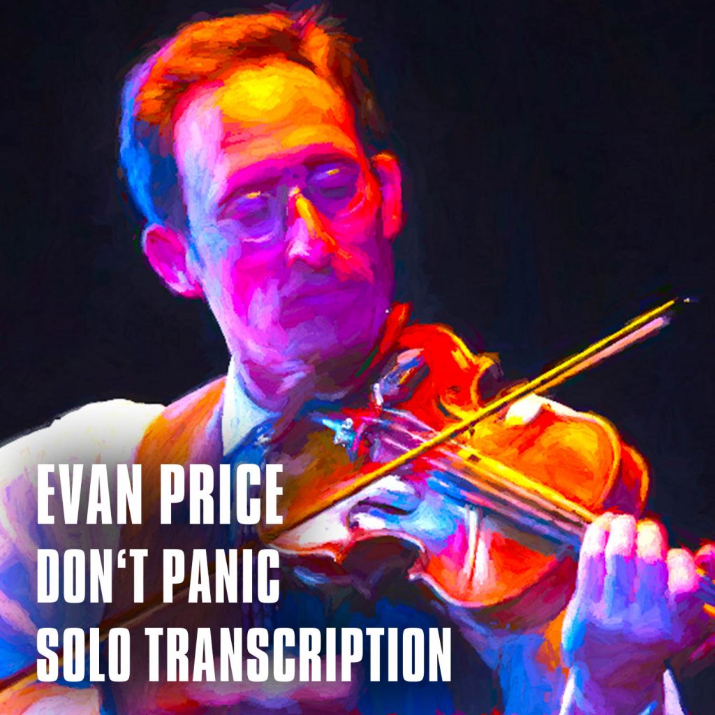 Evan Price - Don't Panic Solo Transcription - Jazz Violin Playground